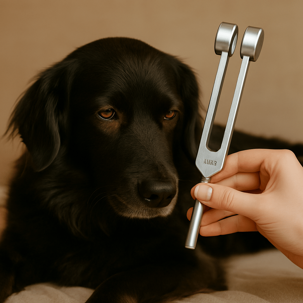 Le pouvoir apaisant des diapasons 128Hz sur les animaux